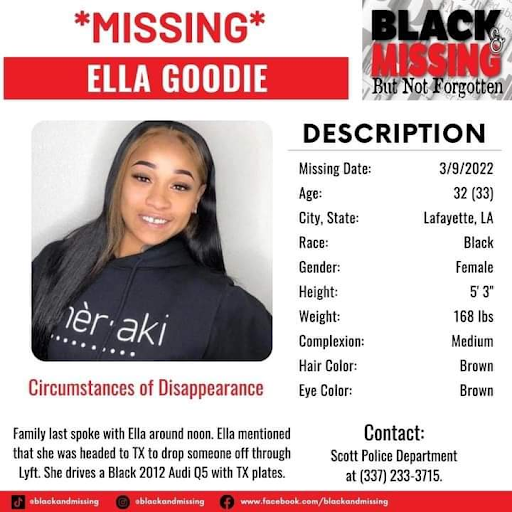 True Crime Society - Ella Goodie – vanished after accepting a rideshare job